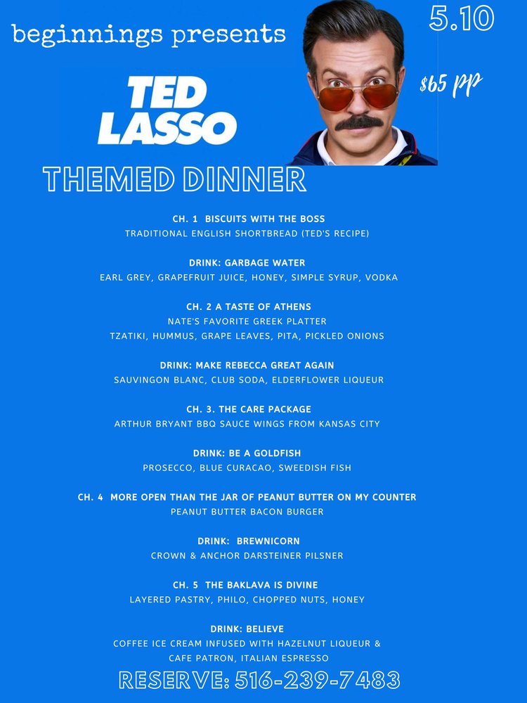 Ted Lasso Themed Dinner @ Beginning