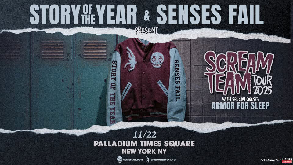 Story Of The Year & Senses Fail: The Scream Team Tour | Long Island...