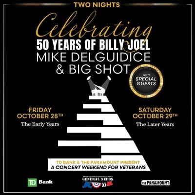 Celebrating 50 Years Of Billy Joel With Mike Delguidice & Big Shot ...