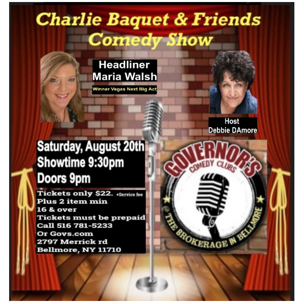 Charlie Baquet & Friends - Special Event @ Governors @ Bellmore